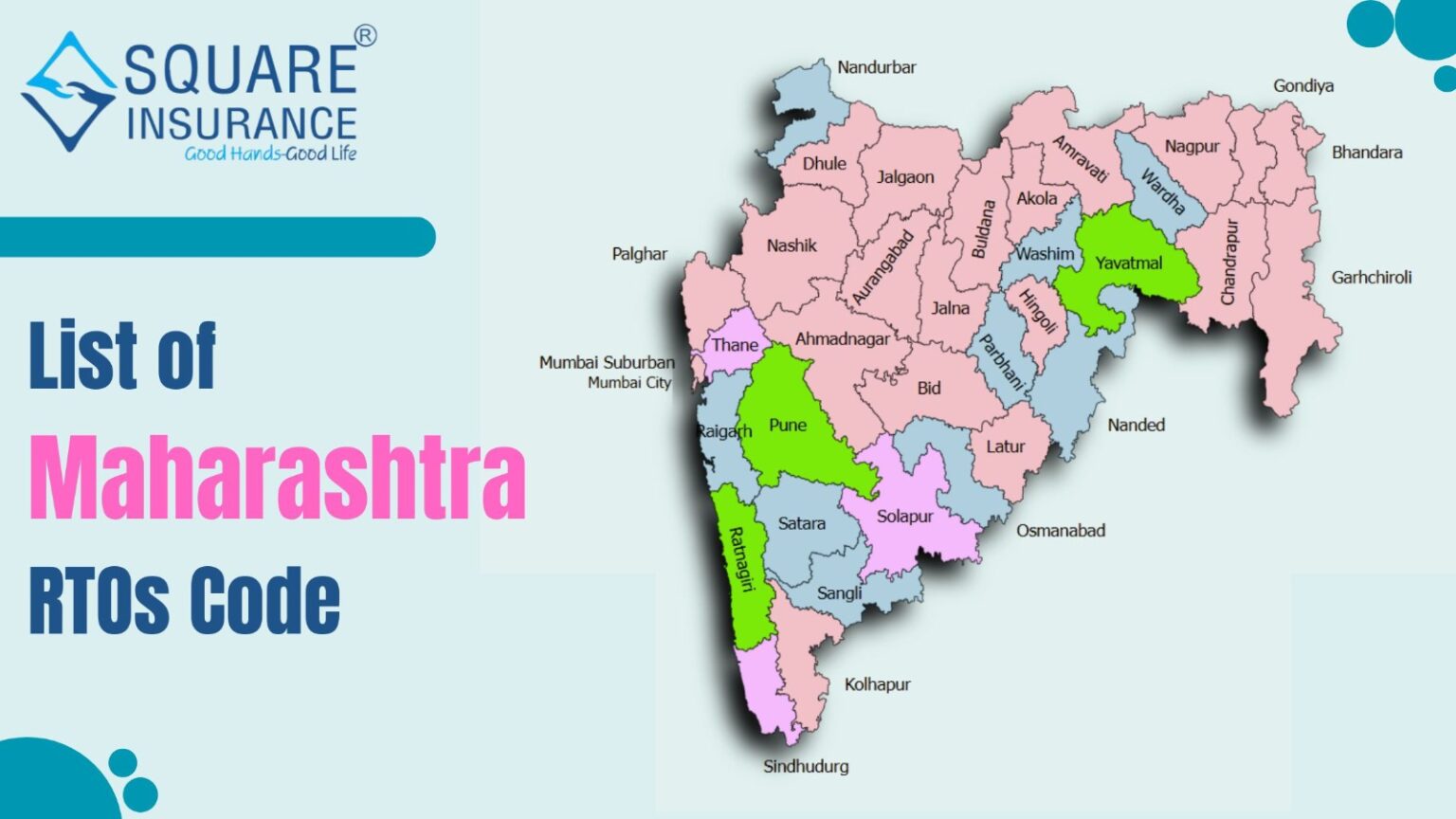 List of Maharashtra RTO Codes – MH - Insurance Guruji