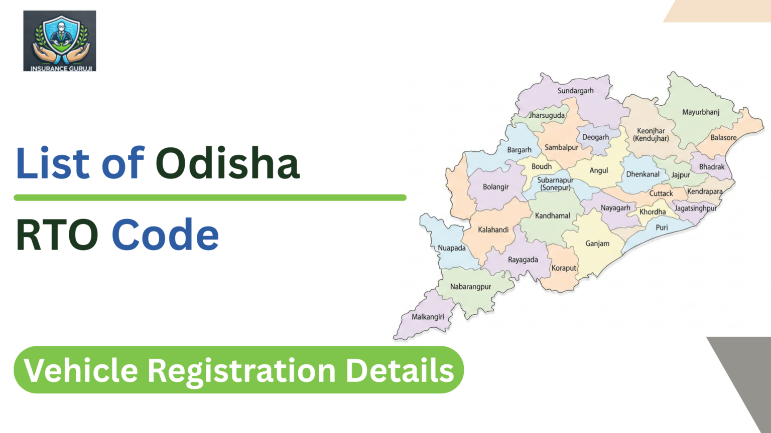 All Odisha RTO Code List - Find Registration Number List